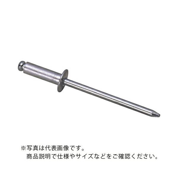 [特長]●片側から複数の母材をワン・アクションで締結できます。溶接に比べて作業の省力化や生産性の向上にメリットがあります。[仕様]●リベット径(mm)：3.2●リベット長(mm)：13.3●フランジ径(mm)：6.4●かしめ板厚(mm)：6...