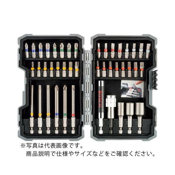 [特長]●六角軸6.35mm、9mm溝シャンク対応アクセサリーです。[仕様]●対辺(mm)：6.35●溝サイズ(mm)：9●セット内容(点)：43●セット内容：25mmドライバービット(PH1、2、2、3・PZ1、2、2、3・マイナスS3、...