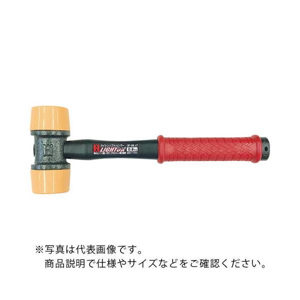 [特長]●ポリプロピレン柄は軽くて強く、手に吸い付くような握りやすいグリップで作業能率があがります。●ヘッドは衝撃に強い、PVC製です。●ヘッドは取替えが可能です。●頭部本体は鋳物製で、打撃力があります。[仕様]●全長(mm)：375●呼称...