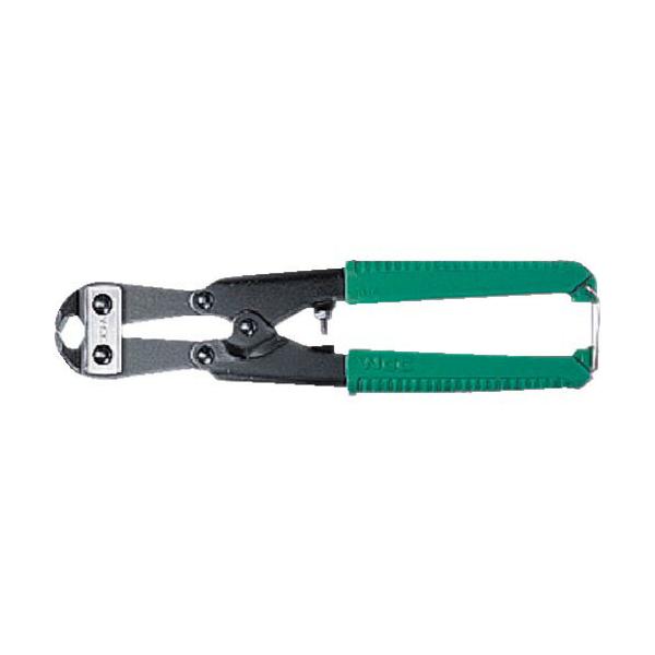 [特長]●喰い切りと同じ使い方ができます。●刃は特殊鋼に独自の熱処理をしてあり、切れ味・耐久性に優れ、開調整が簡単にできます。●ハサミ感覚の片手操作で楽に早く切断できます。[仕様]●全長(mm)：215●切断能力(mm)軟線：φ3.5●切断...