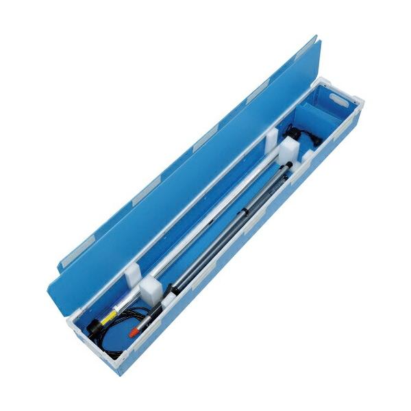 [特長]●防災備蓄用です。●保管が確実で積み重ねにも耐えられる丈夫なプラ段収納ケースです。[仕様]●H190×W285×D1690mm●収納可能製品／DLX-25型連結型ライト×1、CPL-2型レンカライトスタンド×1、スイングホルダー×1...