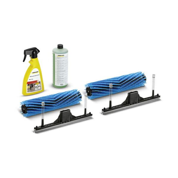 [特長]●カーペットクリーニング用キット。● カーペット用吸引リップ2個+青色ローラーブラシ2個+ RM 764 + 0.5 l RM 769[仕様]●幅(mm)：360●奥行(mm)：495●高さ(mm)：300