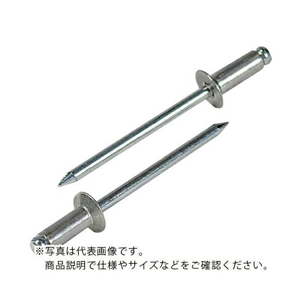 [特長]●表面を平らに保つ場合に便利です。●フランジ部皿頭●片側から複数の母材をワン・アクションで締結できます。溶接に比べて作業の省力化や生産性の向上にメリットがあります。[仕様]●リベット径(mm)：4.8●リベット長(mm)：11.0●...