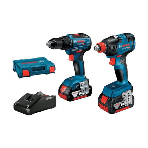 [特長]●200Nmハイパワー2in1インパクトとドライバードリルのお得な18Vコードレスセットです。[仕様]●最大締付トルク(N・m)：200●バッテリー電圧(V)：18●バッテリー容量(Ah)：4●充電時間(分)：65●定格電圧(V)：...