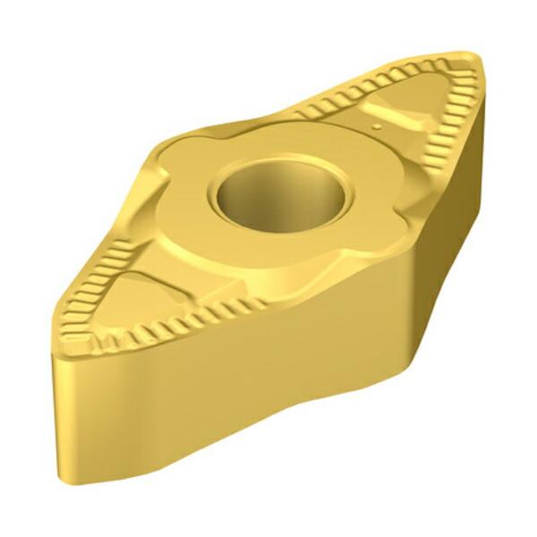 [特長]●多方向加工及び高送り加工を可能にするチップです。[用途]●外径旋盤加工用。[仕様]●厚さ(mm)：6●コーティング：CVD●コーナR(mm)：0.8