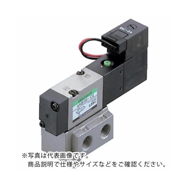 [特長]●シングルソレノイドタイプの5ポート弁です。●サブプレート配管です。●摺動部の耐摩耗性と摺動性を向上させ、大幅な寿命アップと応答性の安定化を実現しました。[仕様]●接続口径：Rc3/8●電源(V)：DC24●使用流体：圧縮空気●流体...