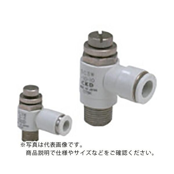 [特長]●エルボタイプの速度制御弁でワンタッチ継手付です。●配管ネジ部にはシール剤をコーティングしています。●回転するため、配管方向が自由自在です。●樹脂部には難燃材料（UL94規格V-0相当）を採用しています。[仕様]●接続口径：R1/8...