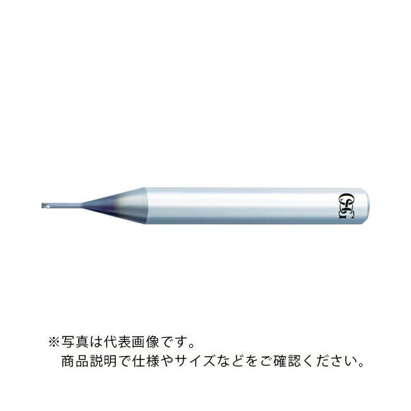 [特長]●折損、欠けに特に強い高硬度リブ溝加工用エンドミルです。[仕様]●刃数ZEFP(枚)：4●切削径DC(mm)：2●コーナ半径RE(mm)：0.5●最大切込みAPMX(mm)：0.8●機能長さLF(mm)：50●シャンク径DCON(m...