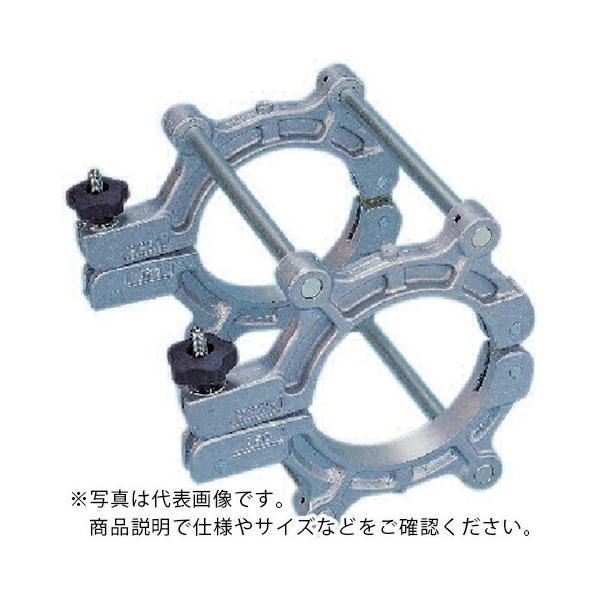 [特長]●ポリエチレン管融着用クランプです。[用途]●ポリエチレン継手とポリエチレンパイプを融着する際、対象材を固定するために用いる工具です。[仕様]●対象材：ソケット・キャップ JWWA 100[材質／仕上]●本体：アルミ