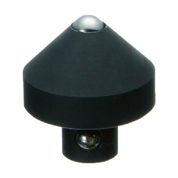 [特長]●ボールプランジャー付で外れにくいチップです。[仕様]●外径(mm)：25●高さ(mm)：18●チップ外径(mm)：φ25●長さ(mm)：10●ダボ径(mm)：φ11●チップ形状：90°先端鋼球(6.35mm)付●適合スクリューサポ...