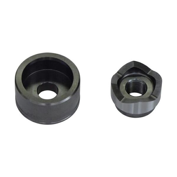 [特長]●適合機種:HP-1/HP-2に対応しています。[用途]●鋼板への丸穴あけ加工に[仕様]●能力：鋼板(SS400)t2.3mm●タイプ：丸穴●案内穴径(mm)：φ15●穴寸法(mm)：37●刃：丸刃●能力(kg)：鋼板(SS400)...