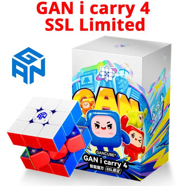 【安心の3ヵ月保証！豪華特典付きの特別な限定スマートキューブ】大人気のガンキューブ（GANCUBE）アプリ連動モデル「ガン アイキャリー 4」に世界大会記念の限定版が登場！知育玩具や大人の脳トレ、お子様の誕生日やクリスマスプレゼント（ギフト...