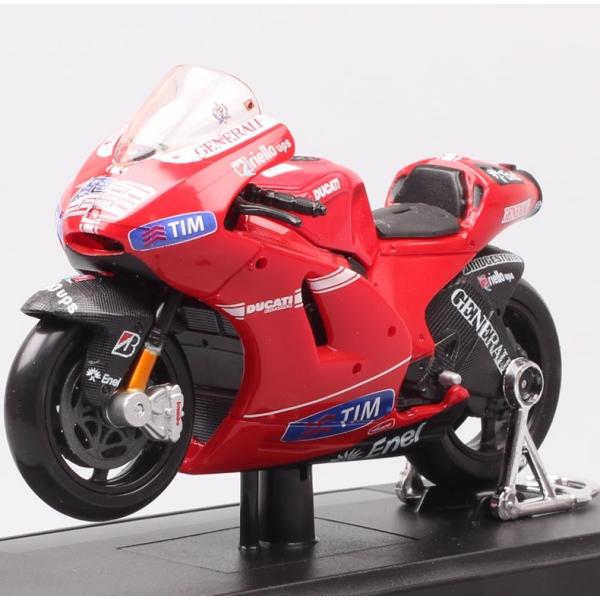 ・Maisto DUCATI DESMOSEDICI GP10 2010・スケール：1/18・サイズ：11.4×4×6.5cm※並行輸入品のため外箱に凹みがある場合がございますが商品自体には問題ございません。