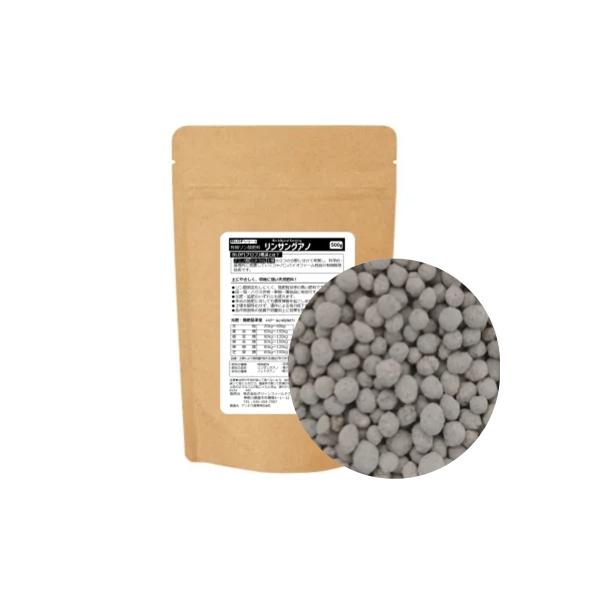 リンサングアノ 500g ミネラル有機JAS対応肥料野菜を元気に育てる秘訣は、肥料以上に実はミネラルが重要です。こちらはコウモリの死骸や排せつ物が堆積し、発酵・濃縮された良質なリン酸と腐食酸を多く含む有機質肥料です。●ク溶性の成分が多いので...
