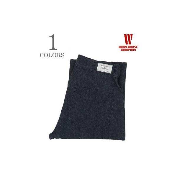 WAREHOUSE ウエアハウス ライトオンスデニム|トラウザーズ『NEW DEAL PROGRAMS DENIM TROUSERS』【アメカジ・ワーク】1231