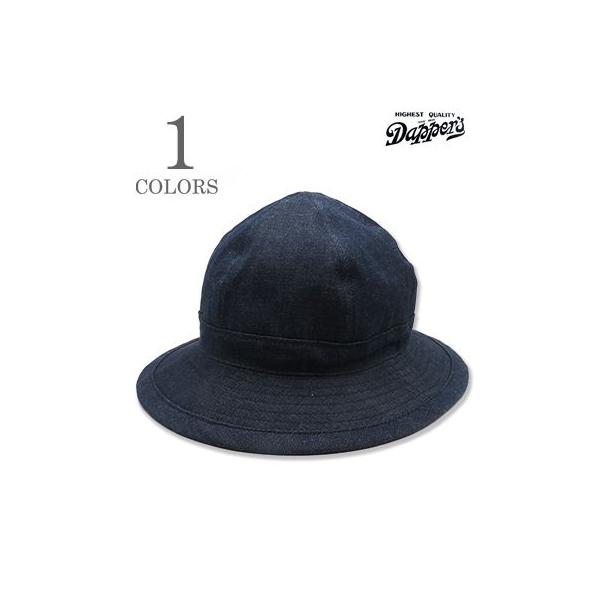 Dapper's ダッパーズ 9.5oz.インディゴデニム|U.S.ARMY HBT ハット『40’s Style Military Hat』【アメカジ・ワーク】1764