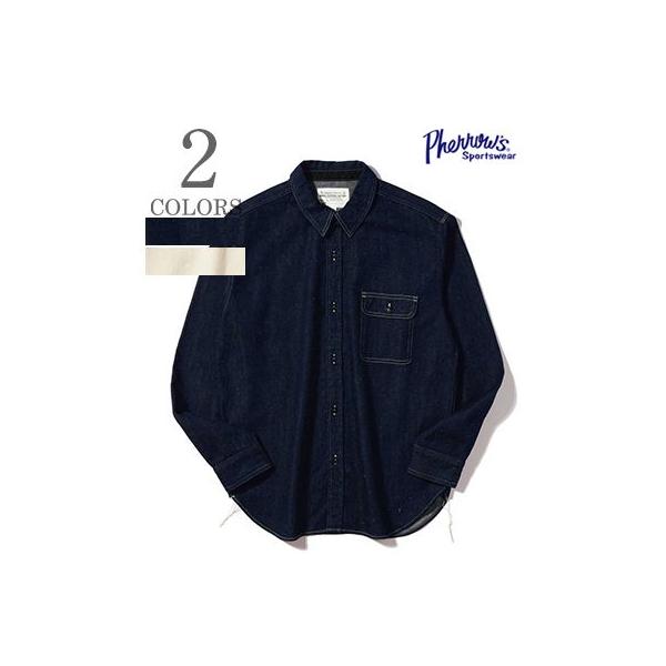 PHERROW'S フェローズ 長袖|コットンリネン|U.S.NAVY C.P.O.|ワークシャツ『CPO WORK SHIRT』【アメカジ・ワーク】25S-PNCS1