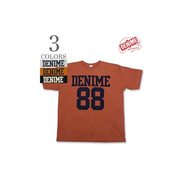 DENIME ドゥニーム WAREHOUSE 半袖|14/- ラフィ天竺|Tシャツ『Number 88 SST』【アメカジ・ワーク】272-Number