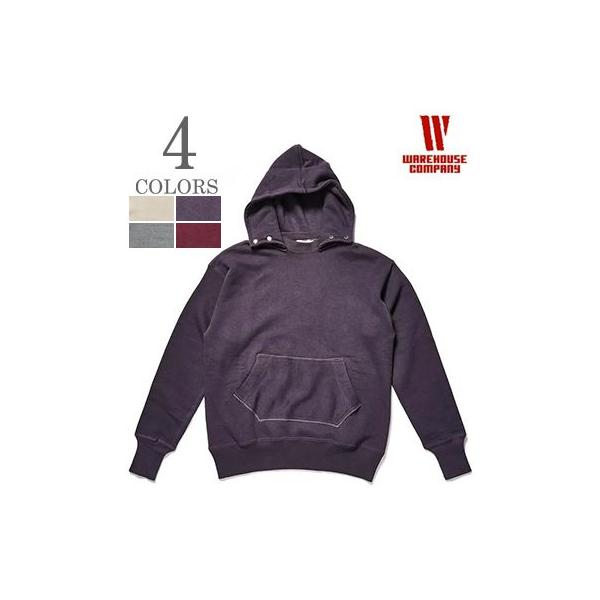 WAREHOUSE ウエアハウス 後付け|プルパーカー|PULL PARKA『SET IN ATTACHED HOOD』【アメカジ・カレッジ】469