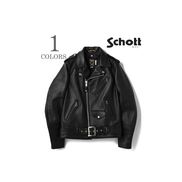 Schott ショット Made in USA|ステアハイド|ダブルライダース|782-3950084『613UST ONE STAR RIDERS TALL』【アメカジ・モーターサイクル】5950017