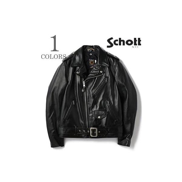Schott ショット Made in USA|ホースハイド|ダブルライダース|782-3950087『613UHT HORSEHIDE ONESTAR TALL』【アメカジ・モーターサイクル】5950018