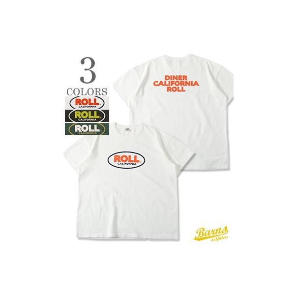 BARNS バーンズ 半袖|丸胴|ピグメント|プリントシャツ『14/- G.O.A.T Pigment T-Shirt ROLL』【アメカジ・カレッジ】BR-25311