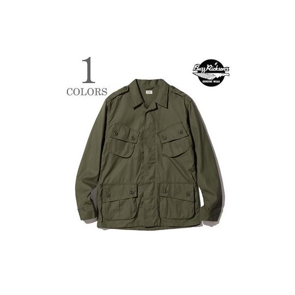 BUZZ RICKSON'S バズリクソンズ トロピカルコンバットユニフォーム『COAT,MAN'S, COMBAT TROPICAL』【ミリタリー・フライト】BR12247