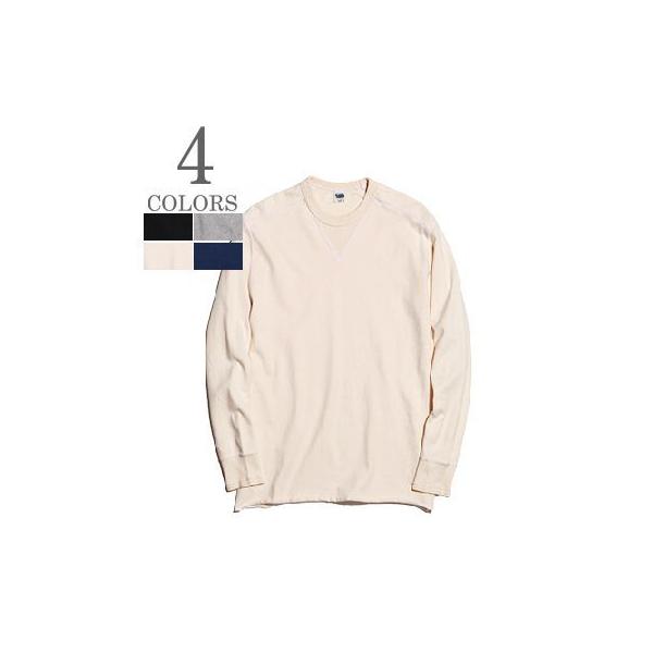 PHERROW'S フェローズ 長袖|前VガゼットロンTEE『Vガゼット付きロンT』【アメカジ・カレッジ・無地】PCT1