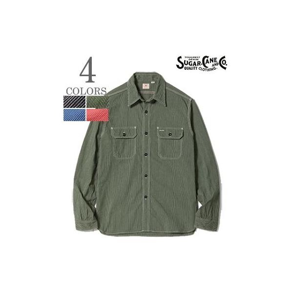 SUGAR CANE シュガーケーン 長袖|ジーンコード|ワークシャツ『JEAN CORD WORK SHIRT』【アメカジ・ワーク】SC25511