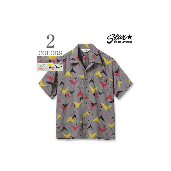 STAR OF HOLLYWOOD スターオブハリウッド 半袖 レーヨン オープン