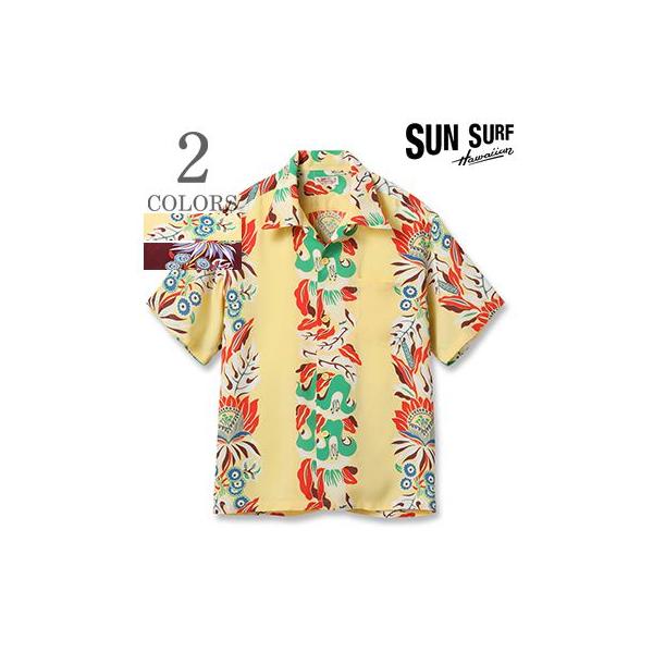 SUN SURF サンサーフ SHORT SLEEVE RAYON ALOHA SHIRT '25MODEL『PARADISE FLOWER』【アロハ・洋柄】SS39416