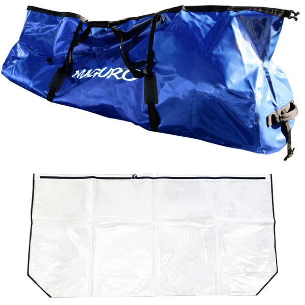 検索： ソフトクーラー 保冷 断熱 バッグ クーラーボックス オフショア 釣り 青物 マグロ クエ マグロバッグ マグロバック 防水 インナー キハダマグロ 〜40kg用