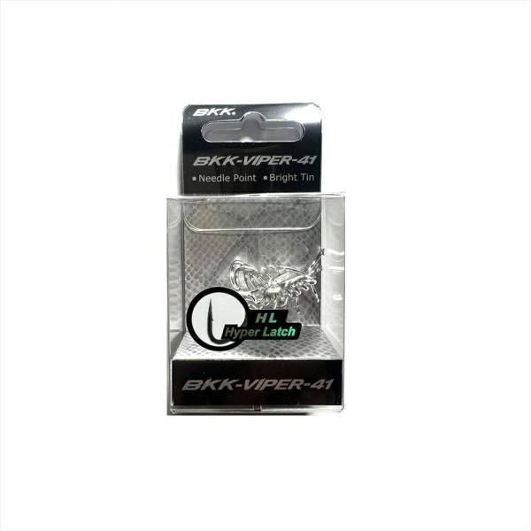 BKK トレブルフック バイパー VIPER-41 #5 BT 8個入(bkk-142142)VIPEFR-41 はルアーアクションへの影響を減らしつつ、貫通力と強度、保持力を最大限に高めた4X線形トレブルフックです。様々なルアーに使用する...