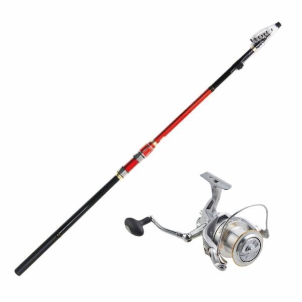 防波堤や磯、サーフから楽しめる遠投釣りにマッチするロッドとリールのセット。振り出し式の専用ロッドと遠投しやすい専用スプールがついたスピニングリールがセットになっています。 カゴ釣り、ブッコミ釣りで大物が狙えるセットです！