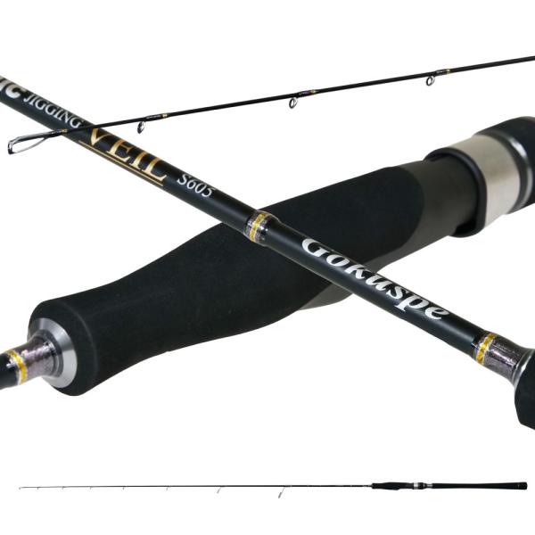 軽やかな曲がりと強靭なパワーを兼ね備えた“剛柔一体”のジギングロッドです（スピニングモデル）。風をまとうヴェールのようにしなやかにジグを操り、掛けた瞬間に秘めたパワーを一気に解き放ってターゲットをねじ伏せます。美しくしなり、力強く獲る性能に...