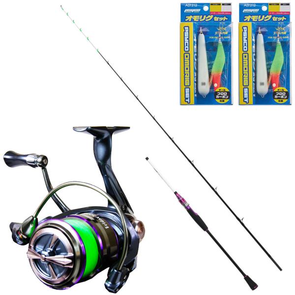 検索：オモリグロッド スピニングリール セット 仕掛け イカ 船 釣り イカメタル オモリグ 入門 ロッド リール