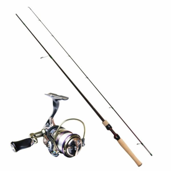 渓流や小河川でのトラウトフィッシングにうってつけのセット。ロッドは携帯時にも安心なハードケースを装備され、軽量で張りのある特徴的なブランクの「キングフィッシャー」。リールはおり釣り具オリジナルでナイロンラインがすでに巻かれているスピニングリ...