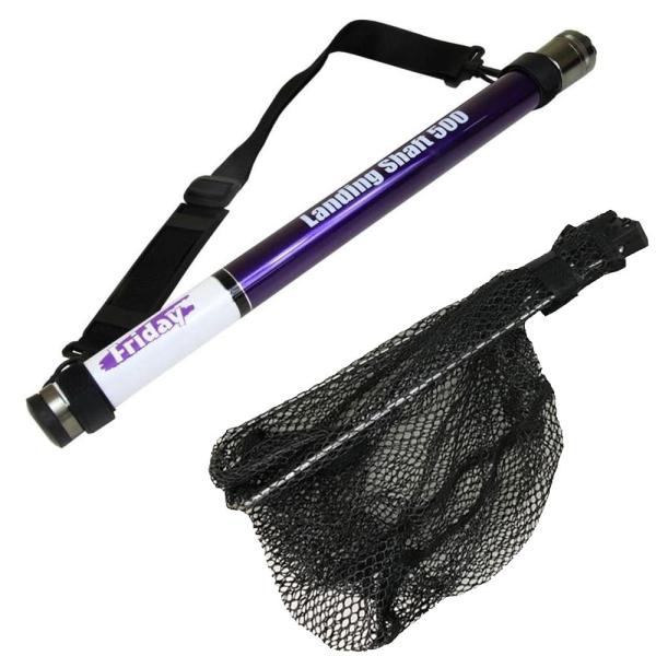 キーワード：ランディングネット タモ網 玉網 折りたたみネット ランガンネット セット 小継玉の柄 5m コンパクト収納 シーバス 青物 ランガン fishing landing net foldable