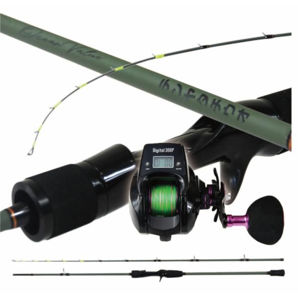 ロッド 船タチウオ竿 オーシャンバリュー テンヤタチウオ180H 82調子全長…約183cm仕舞寸法…約94cm継数…2自重…約117g先径/元径…約0.8mm/約8.1mm（リールシート上部）適応錘負荷…30〜80号リールSeaMastu...