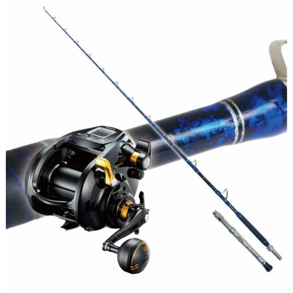 深海の大型魚やマグロ狙いといった釣りに対応するセット。500号に対応するパワーと245cmという長尺で掛けた魚を確実に取る調子が魅力です。リールは22 ビーストマスター 9000 右ハンドルとなっています。