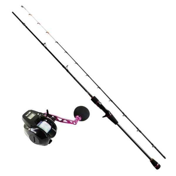 検索：GLORYFISH イカメタルロッド METALIST2 SPIRAL B66M&amp;SeaMastug Digital 200P 船釣り ライトゲーム イカメタル ナマリスッテ ゼロテン イカ釣り デジタル 糸付き 初心者 入門...