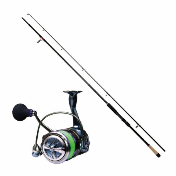 青物や大型シーバス、サワラなどショアからの大型魚狙いのショアジギングを始めた人にマッチするショアジギングセット。ロッドはグローリーフィッシュの「SALT System SHORE JIG」シリーズ、リールはおり釣具オリジナルの「PEライン付...