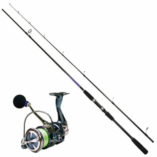 青物や大型シーバス、サワラなどショアからの大型魚狙いのショアジギングを始めた人にマッチするおり釣具オリジナルのショアジギングセット。ロッドはおり釣具オリジナルの「ショアジギングロッド 吉樹SHOREJIGING」シリーズ、リールはおり釣具オ...