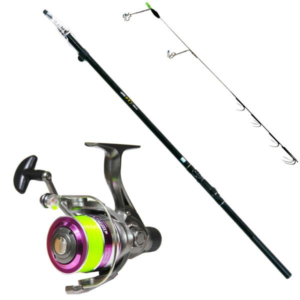 おり釣具オリジナルの振り出し仕様の本格ヤエン竿と、イカの当たりを音でしっかり伝えてくれるヤエン釣り専用リールにローラーヤエンをセットにしました。イカとの絶妙な駆け引きが病みつきになるヤエン釣りぜひお楽しみください。