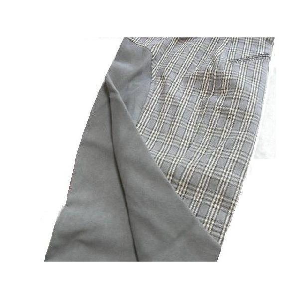 股上深めなのでしっかり履けます！厚みのある非常にしっとりしたヌバックなので鞍にもピッタリとフィットしお尻を保護できるキュロットです。95％のコットン素材生地やや厚めのしっかりしたキュロット ポケットは右前に斜めチャックなので腰周りのラインが...