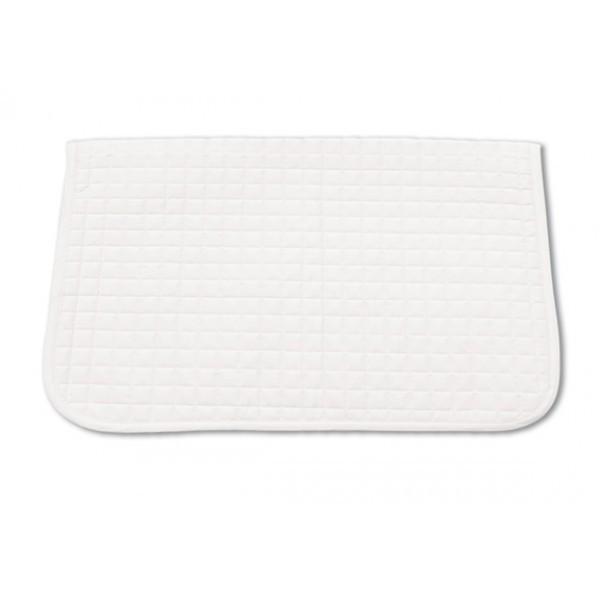 色はホワイトのみです。少し小さめのサイズ：コンパクト：背60ｃｍ：縦40ｃｍ*2　カットバックされた鞍などにもはみ出ません少し大きめのサイズ：フル：背66ｃｍ：縦44ｃｍ*2　馬場鞍など大き目ゼッケンに注意：通常の鞍下ゼッケン用としてはお使...