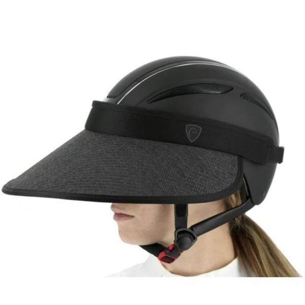 炎天下でも安心！UPF50+ ヘルメット用　サンバイザー夏の強烈な日差しから欠かせないアイテムがこちら！ワンタッチベルトで簡単にヘルメットに取り付けられ、スペシャルワイド幅にSPF50+と日焼け防止にうれしい機能です。ラタン調のデザインがシ...