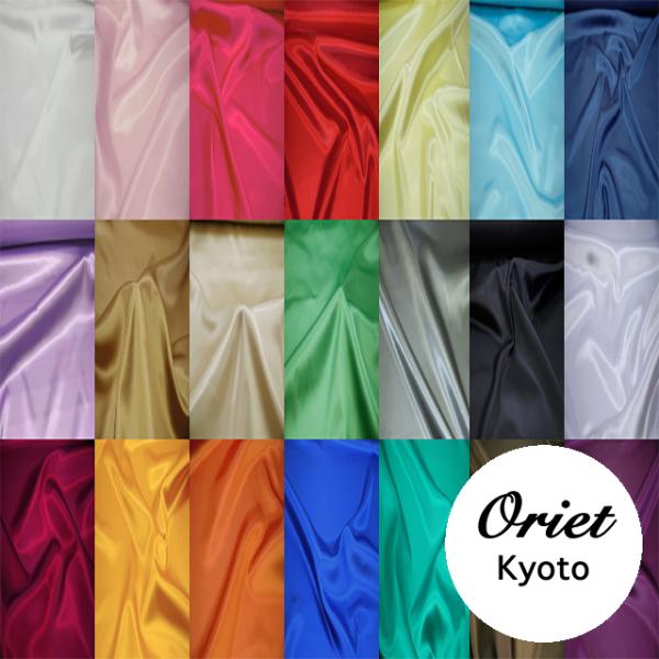 商品名：サテン生地 布 ポリエステル 生地 手芸用品 選べる26色 幅122cm×長さ50cm 連続カット可高品質な光沢で発色性に優れたきれいなサテン生地です。手芸生地、洋裁生地などの他、イベント装飾用、ディスプレイの布、撮影のバックなど、...