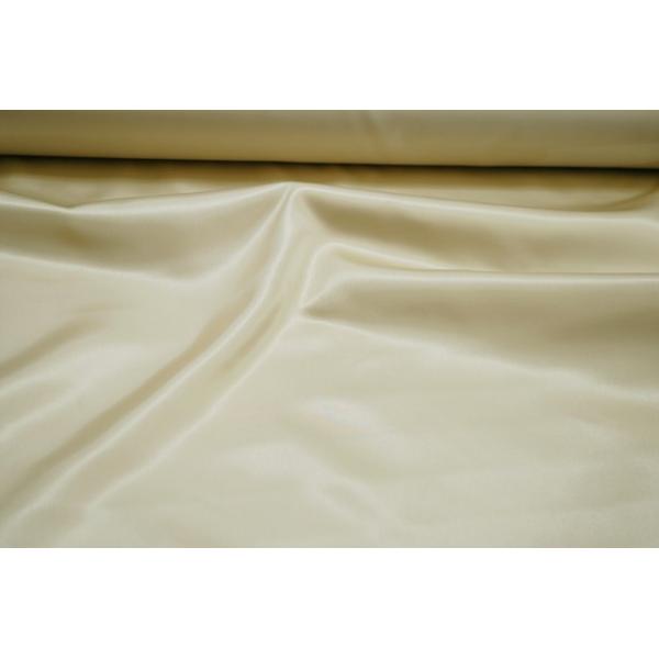 高品質な光沢で発色性に優れたきれいなサテン生地です。手芸生地、洋裁生地などの他、イベント装飾用、ディスプレイの布、撮影のバックなど、様々にお役立て下さい。透け感もあまりなくしっかりしています。写真のボビンは直径約2cmです♪《素材：ポリエス...