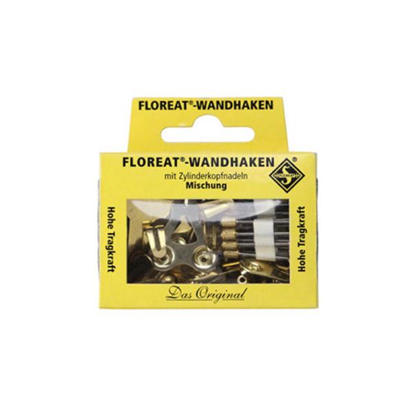 おしゃれで機能的な壁掛けフック♪フロリートウォールフック ブラスは、アンティークフレームなどをディスプレイする際にもよく映えるフロリートウォールフックはフックに開けられたガイド穴によって常に最適な角度に正確に打ち込むことが可能です。釘頭は丈...